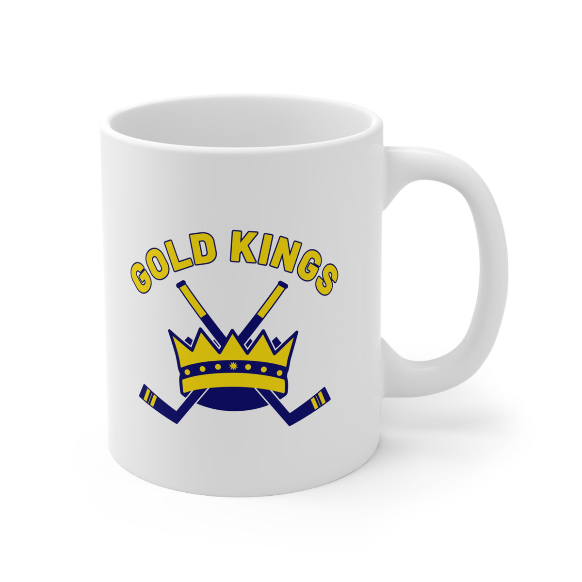 Alaska Gold Kings Mug 11 Oz Vintage Ice Hockey