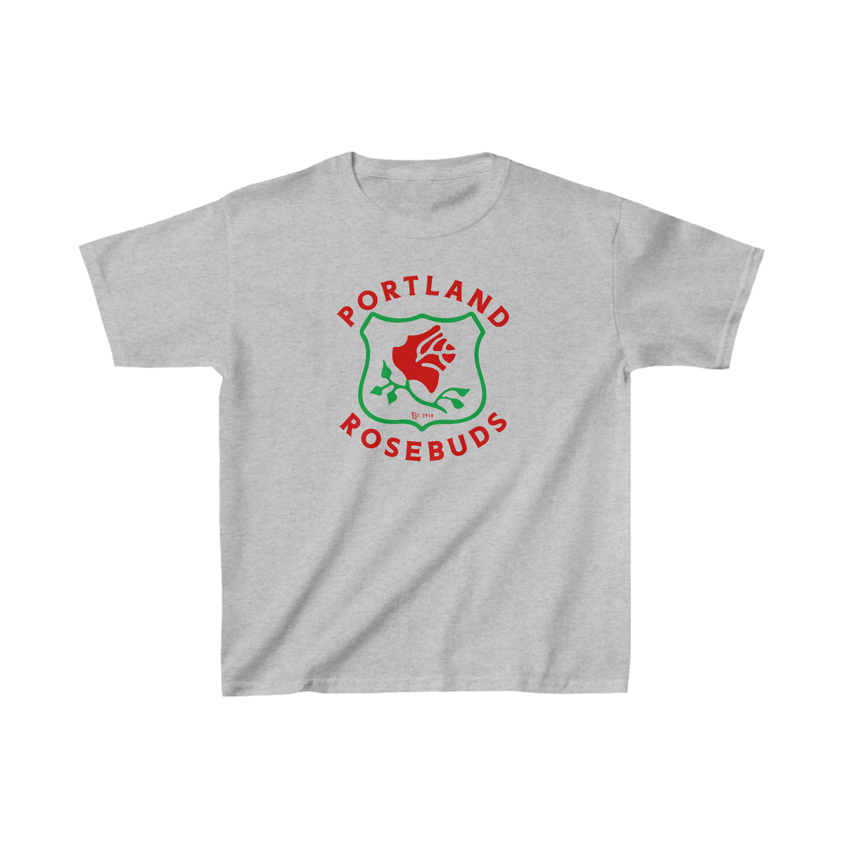 Portland Rosebuds Logo T-Shirt (Youth) – Vintage Ice Hockey