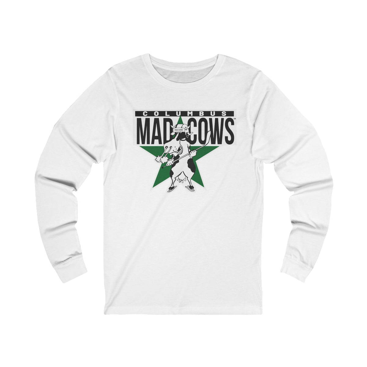 Columbus Mad Cows Long Sleeve Shirt – Vintage Ice Hockey