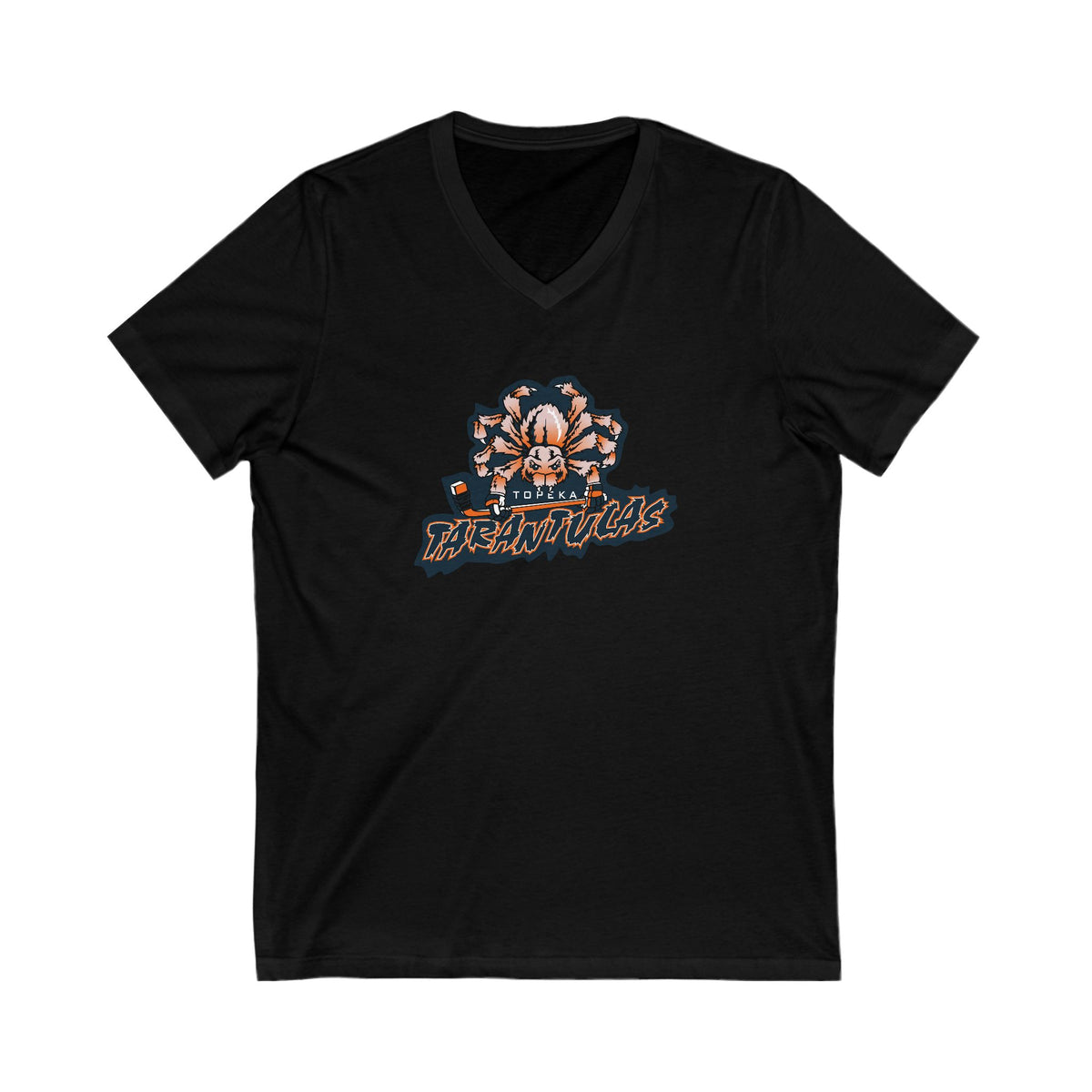 Topeka Tarantulas Women's V-Neck T-Shirt – Vintage Ice Hockey