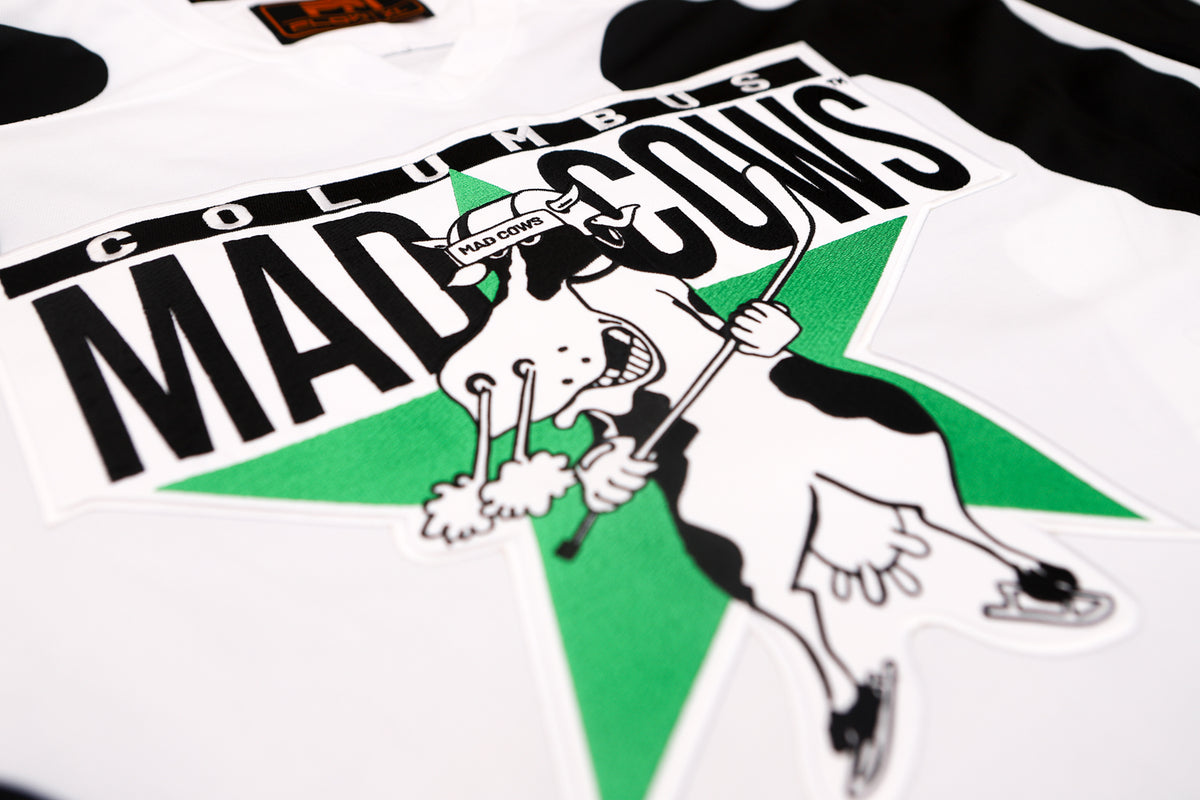 Columbus Mad Cows Jersey (CUSTOM - PRE-ORDER) – Vintage Ice Hockey