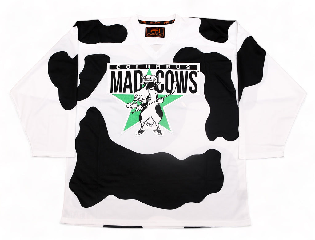 Columbus Mad Cows Jersey (BLANK) – Vintage Ice Hockey