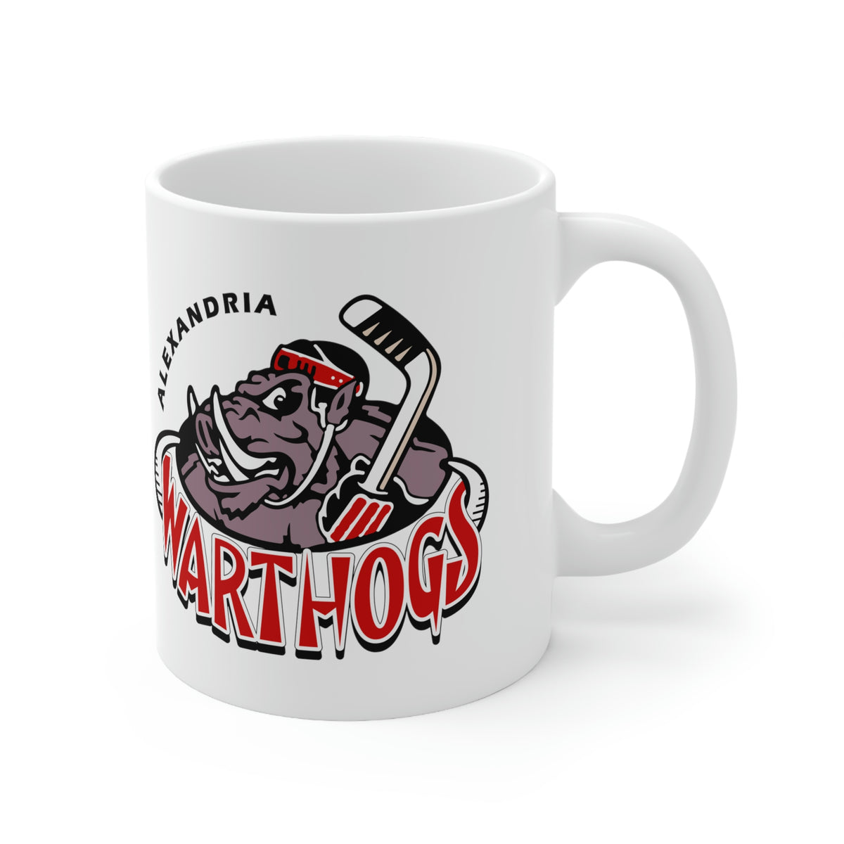 Alexandria Warthogs Mug 11oz – Vintage Ice Hockey