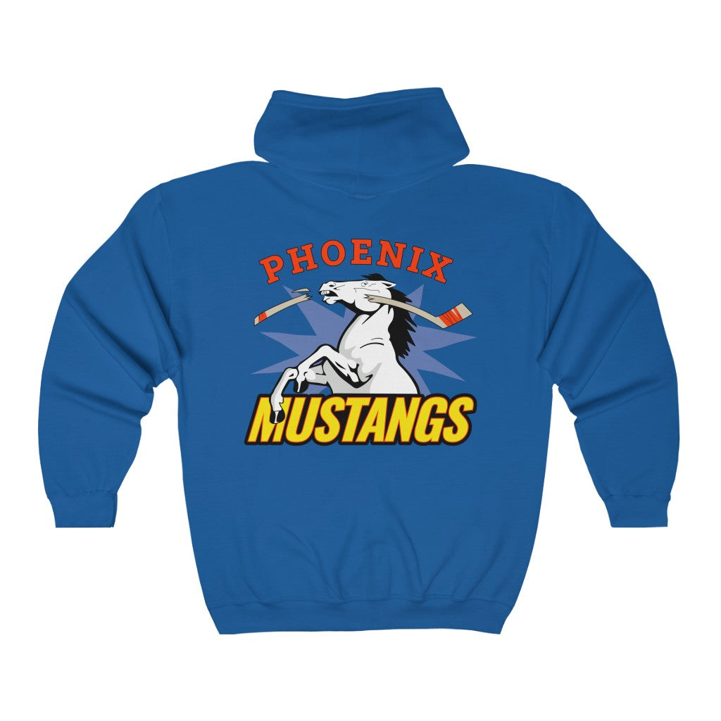 Phoenix Mustangs Hoodie (Zip) – Vintage Ice Hockey