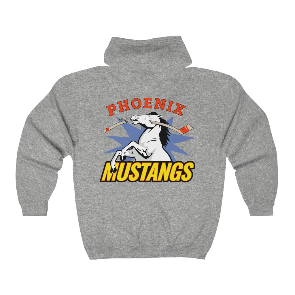 Phoenix Mustangs Hoodie (Zip) – Vintage Ice Hockey