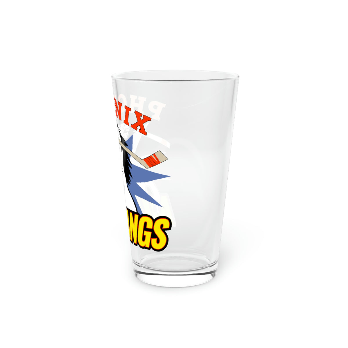 Phoenix Mustangs Pint Glass – Vintage Ice Hockey