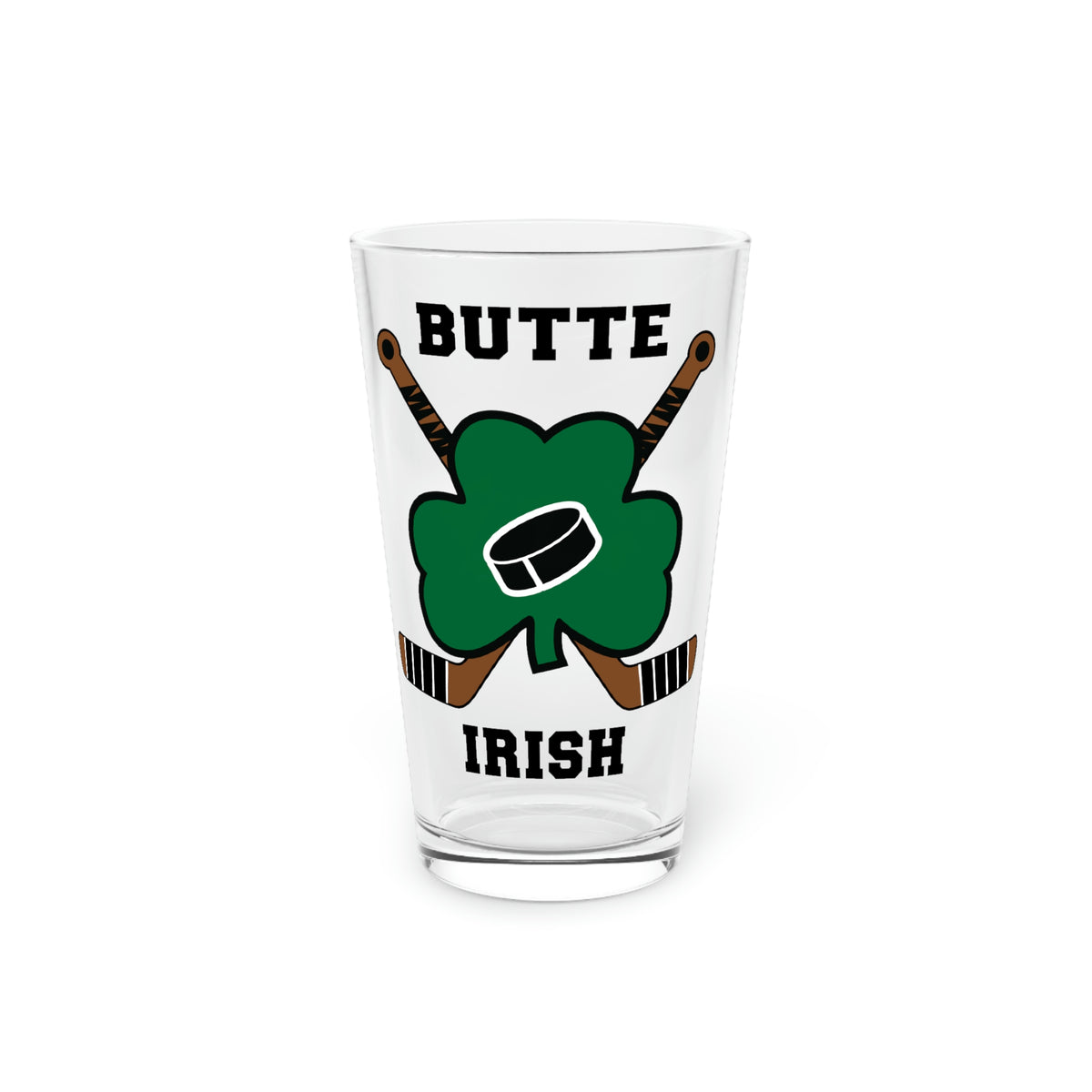 Butte Irish Pint Glass – Vintage Ice Hockey