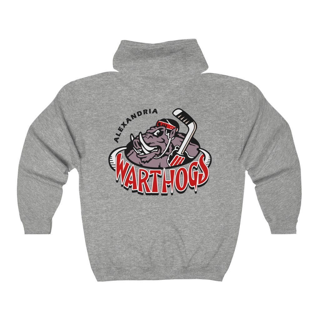 Alexandria Warthogs Hoodie (Zip) – Vintage Ice Hockey